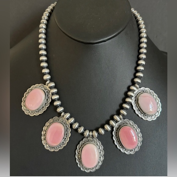 Jewelry | Sunshine Reeves 925 Sterling Silver Pink Conch Pearls ...